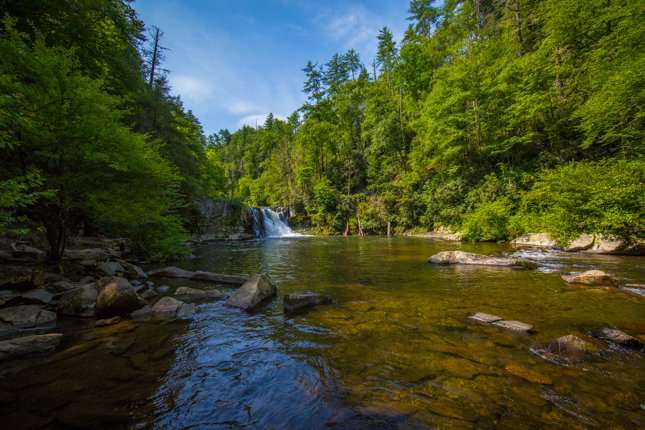 Abraham Falls Smoky Mountains