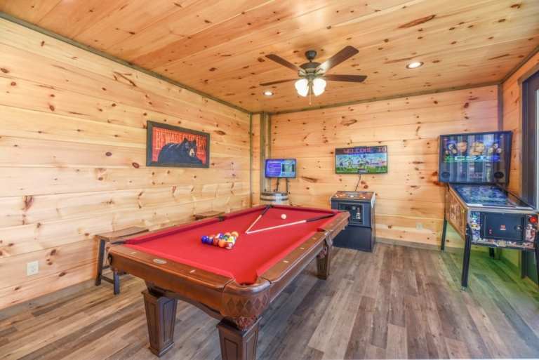 6 Unbelievably Fun Cabins with Game Rooms in Gatlinburg, TN